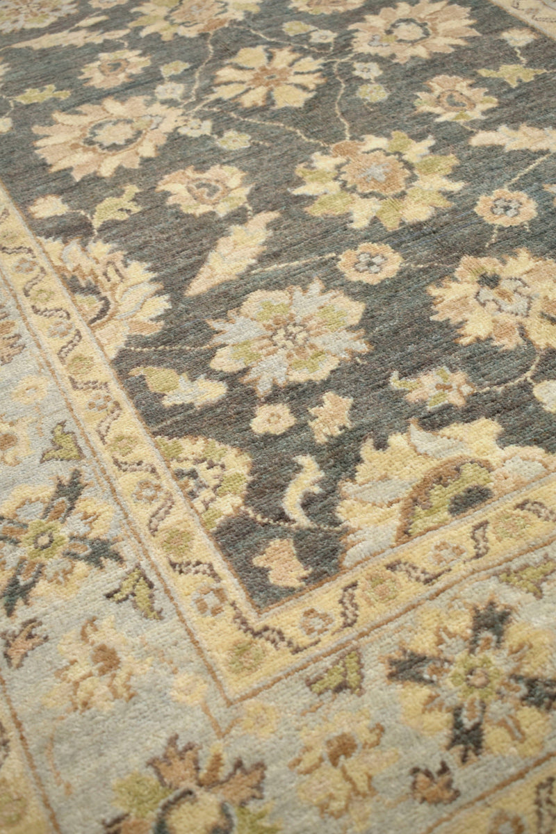 Grey Afghan Chobi Wool Rug 176cm x 116cm – Knot n' Co